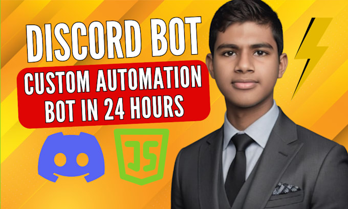 Make a custom automation discord bot with nodejs by Strangerkeegan | Fiverr