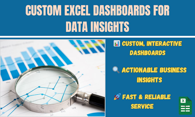 Create excel dashboards and visualizations by Theexcelmate | Fiverr
