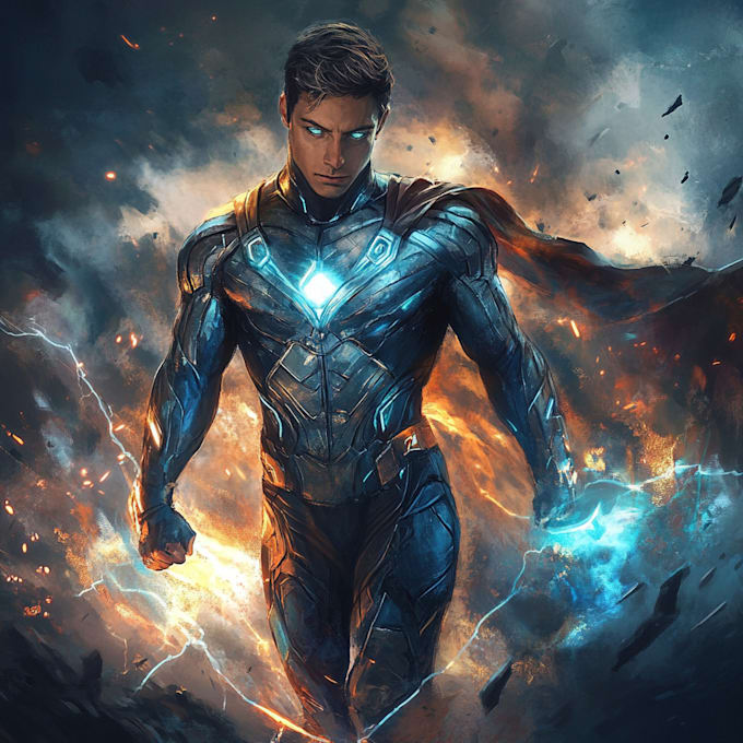 Make you a superhero character by Urrassa | Fiverr