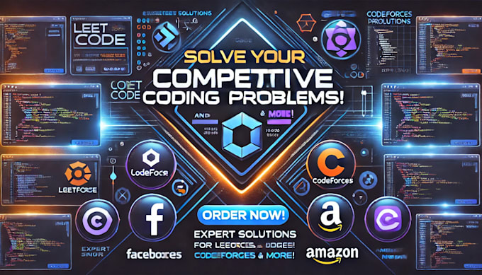 Solve your competitive coding problems on leetcode and all by Mission_devnath | Fiverr