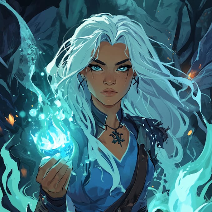 Draw character illustration for dnd fanart game art design by ...