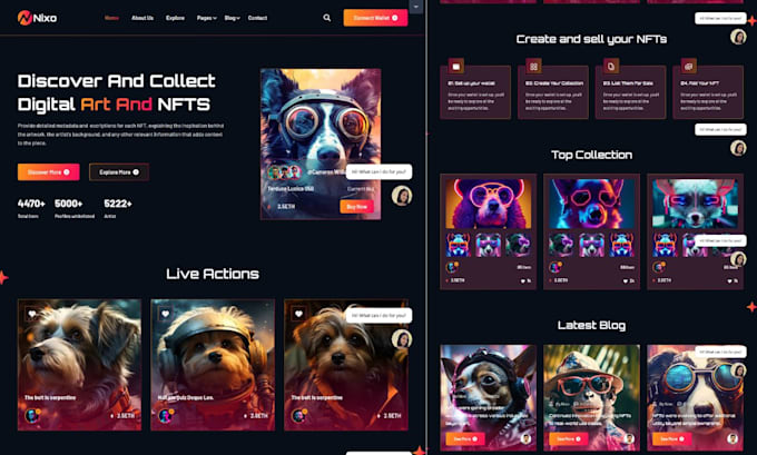 Meme coin website, meme coin landing page, crypto website, memecoin ...