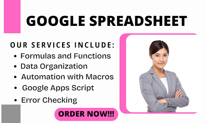 Do excel vba excel macro google sheets or excel spreadsheets automation by Liselottehans44 | Fiverr