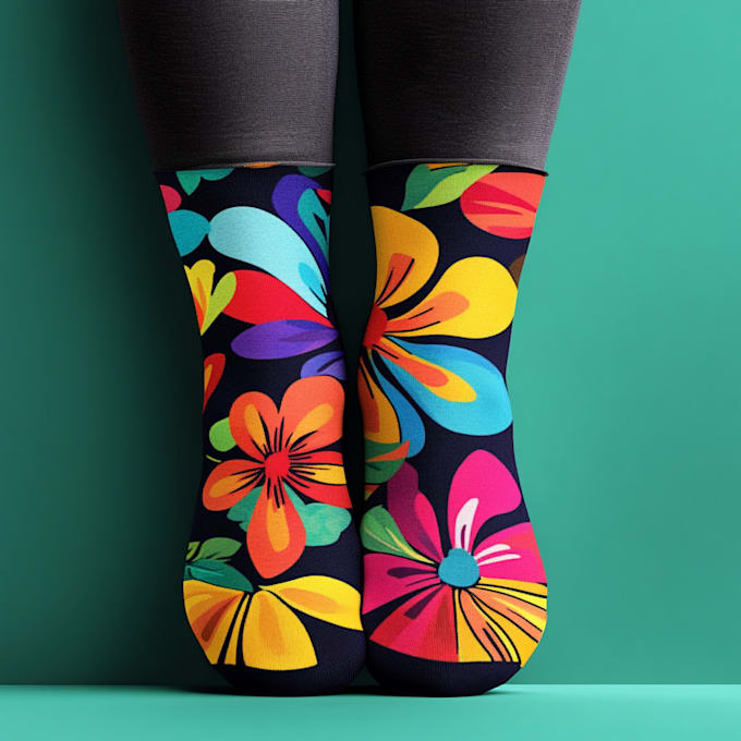 Design unique sock for you by Susan_hines | Fiverr