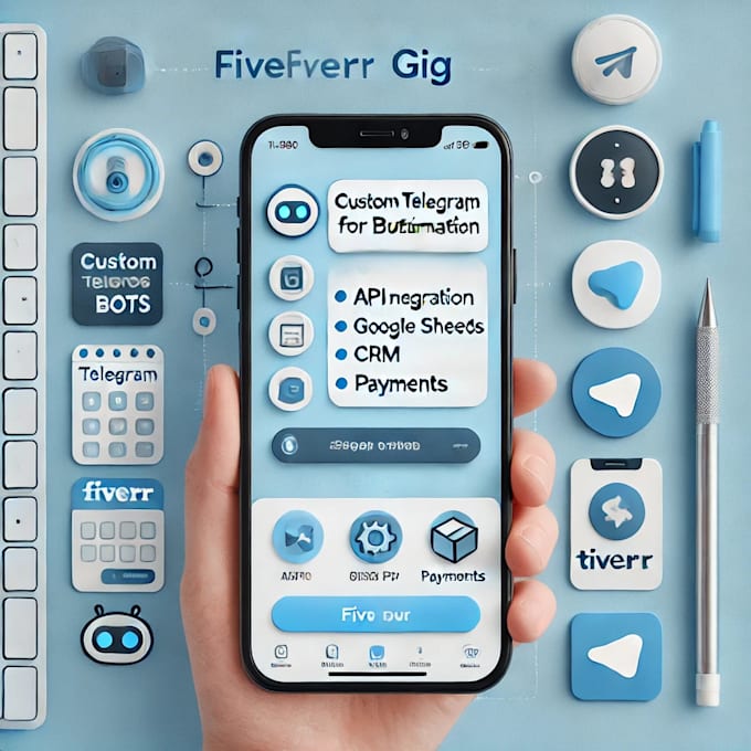 Create custom telegram bots for automation by Markoro8 | Fiverr Create custom telegram bots for automation by Markoro8 | Fiverr