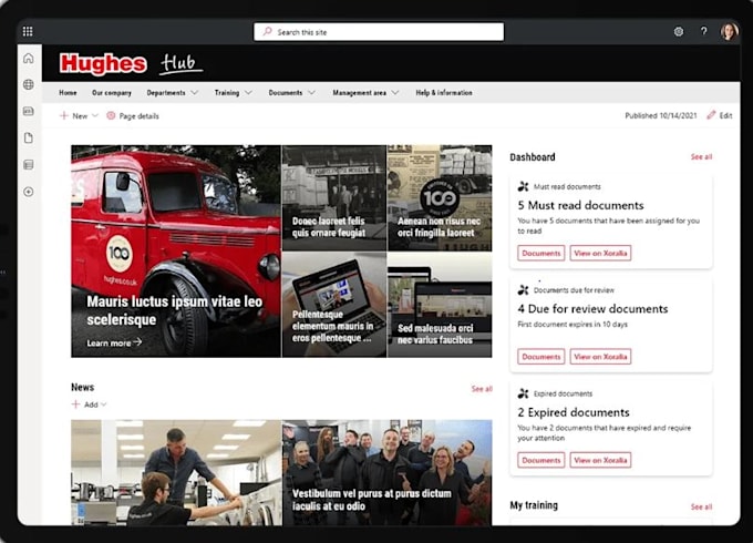 Create sharepoint intranet and extranet portal website for business organization by Yunusal53637 ...