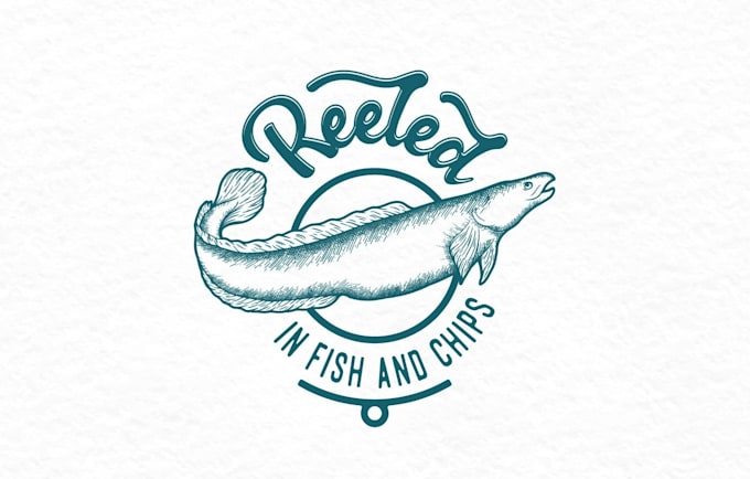 Create a custom vintage fish and chips logo design by Noahgordon25 | Fiverr