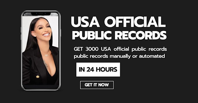 Create 3000 usa official public records public records manually or ...