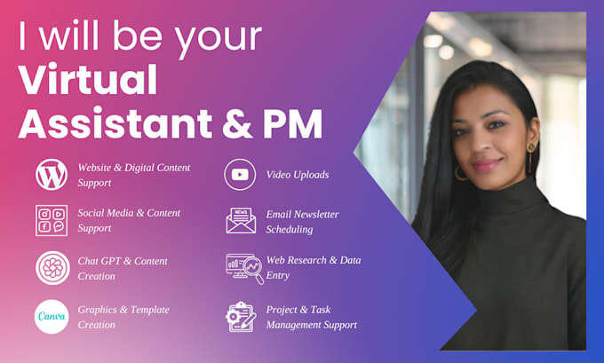 Streamline your tasks and projects with expert va support by Naylagoodwin | Fiverr