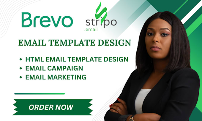 Do html email template on stripo, brevo, beehive, email signature by ...