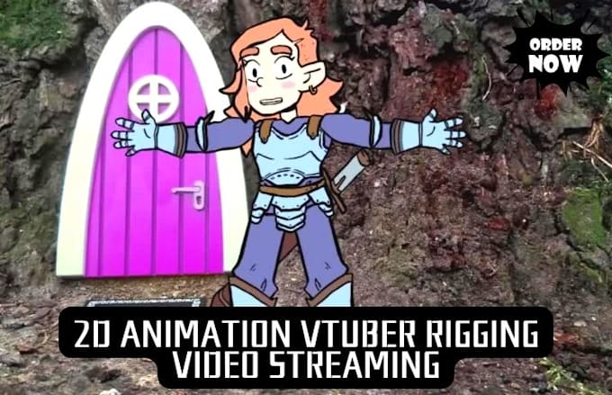Create a 2d animation vtuber rigging video streaming python motion capture by Jasmine_micha | Fiverr