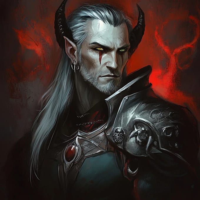 Draw dnd character art and dnd character art by Kivensl | Fiverr