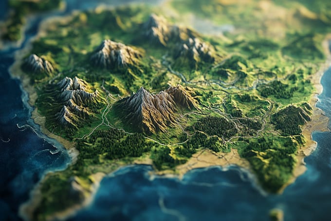 Make your dream fantasy map for game, book, rpg campaign by ...