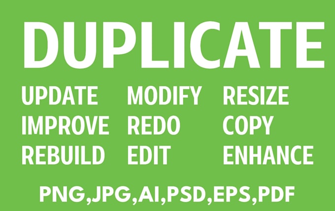 Update, improve, modify, redo, replicate, edit, rebuild logo in high ...