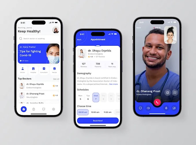 Develop ai telemedicine app, ai clinic app, ai mental health app, ai medical app by Kudusvidric ...