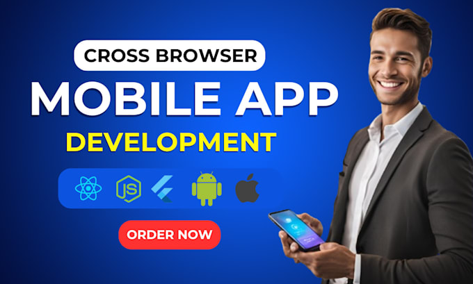 Do flutter mobile app development for android and ios as a flutter developer by Softmartit | Fiverr