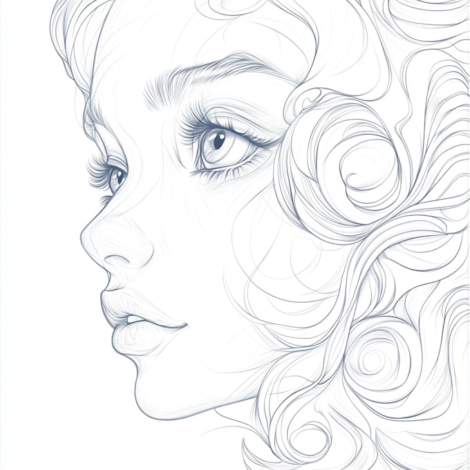 Draw a detailed line art of your product, image or sketch by Nicitehe ...