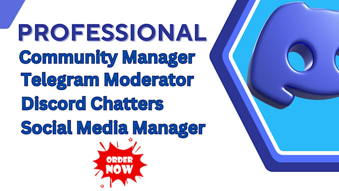 Be your discord telegram mod and community manager for nft, crypto ...