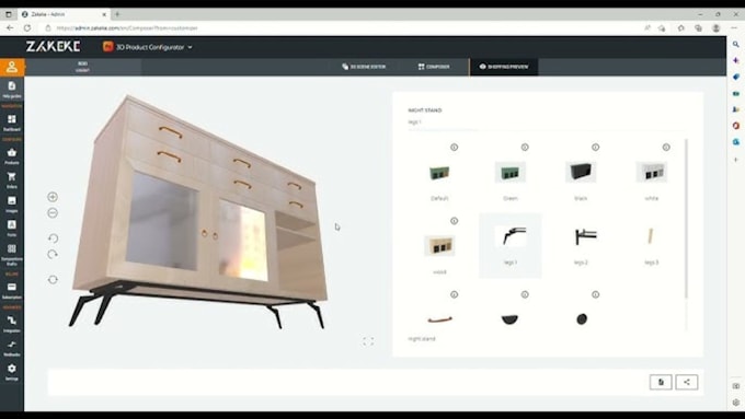 Create a custom 3d product configurator with zakeke kickflip by Nayatshaba | Fiverr