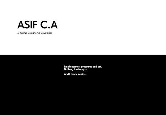 Make your portfolio using html, css and javascript by Asif_c_a | Fiverr