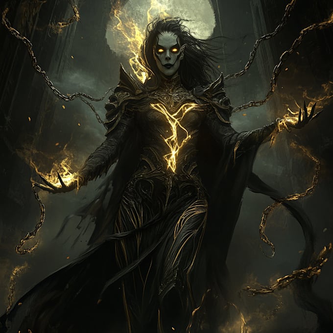 Create concept drawings for fantasy characters and spooky horror ...