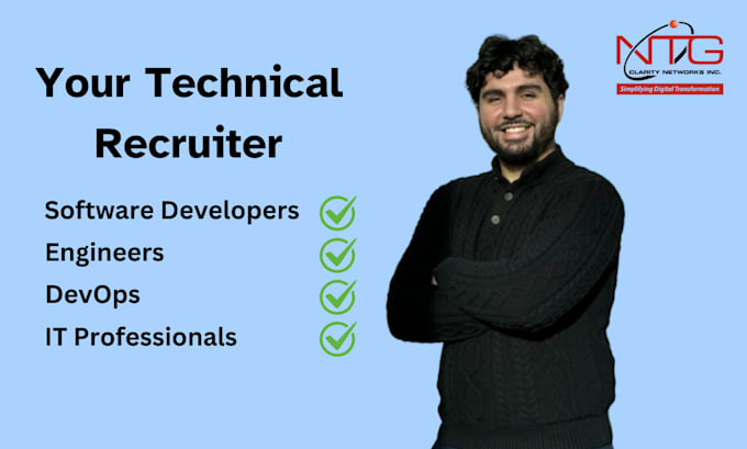 Identify and source technical candidates for recruitment by Omarfarouk ...