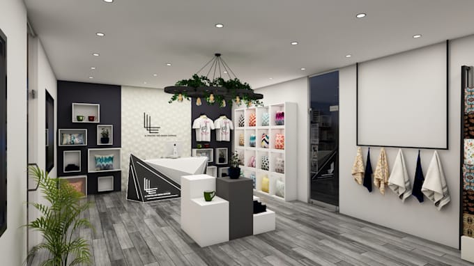 Design retail store or restaurant interior and rendering by Jazaa ...
