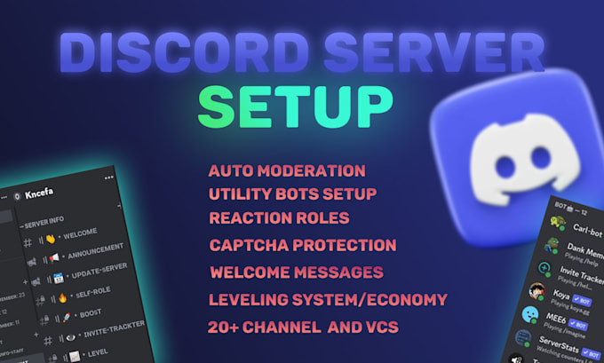 Create and configure your professional discord server with automation by Gbaunilia | Fiverr