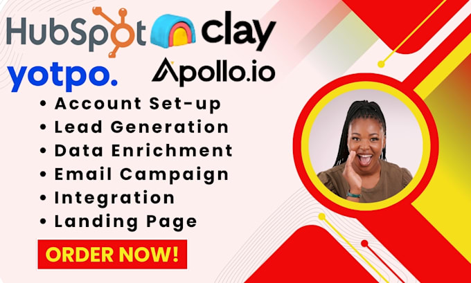 Brevo clay clay com hubspot crm apollo io hubspot automation yotpo sms by Wixexpert_desig | Fiverr