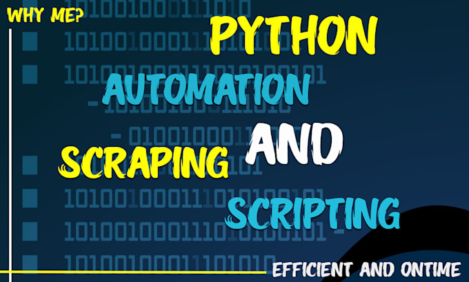 Automate tasks using python scripts by Ahmed_jav_c | Fiverr