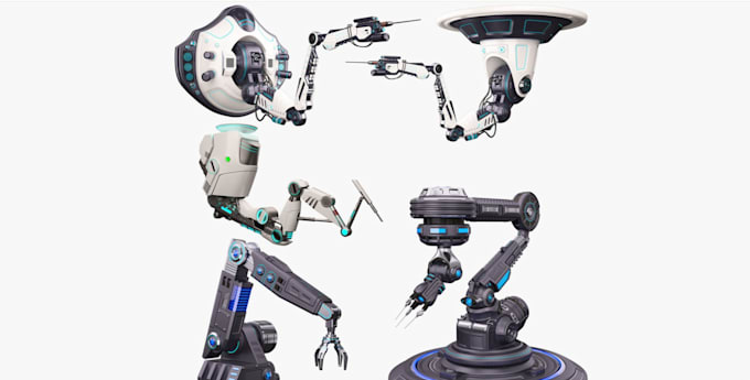Create stunning 3d robotic animation for industrial project, ads and ...
