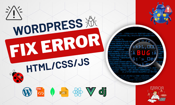 Fix wordpress, css, html, jquery, and php errors by Aerofix_tech | Fiverr