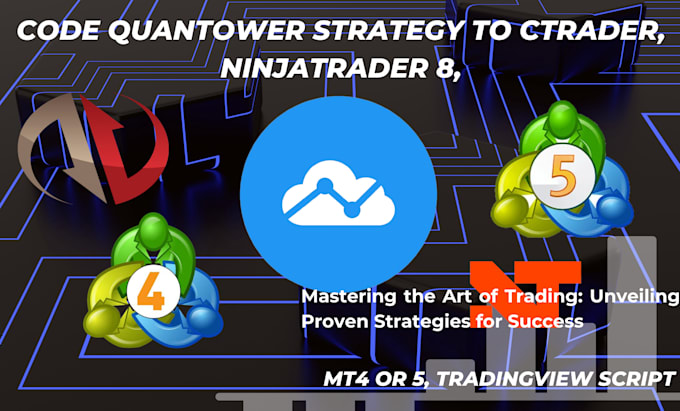 Code quantower strategy to ctrader, ninjatrader 8, mt4 or 5 ...