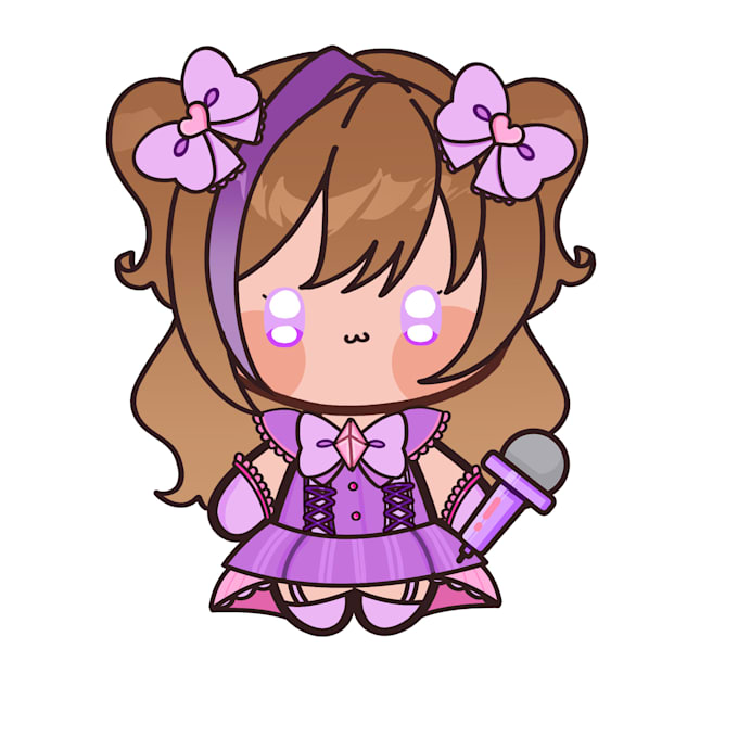 Draw a ych chibi by Rabbitown | Fiverr