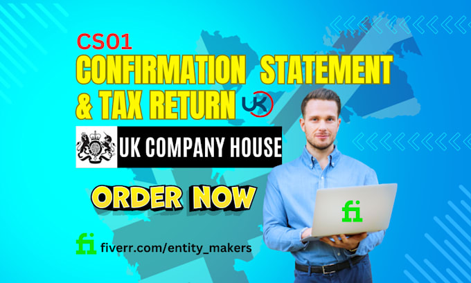 File your uk ltd confirmation statement cs01 by Entity_makers | Fiverr
