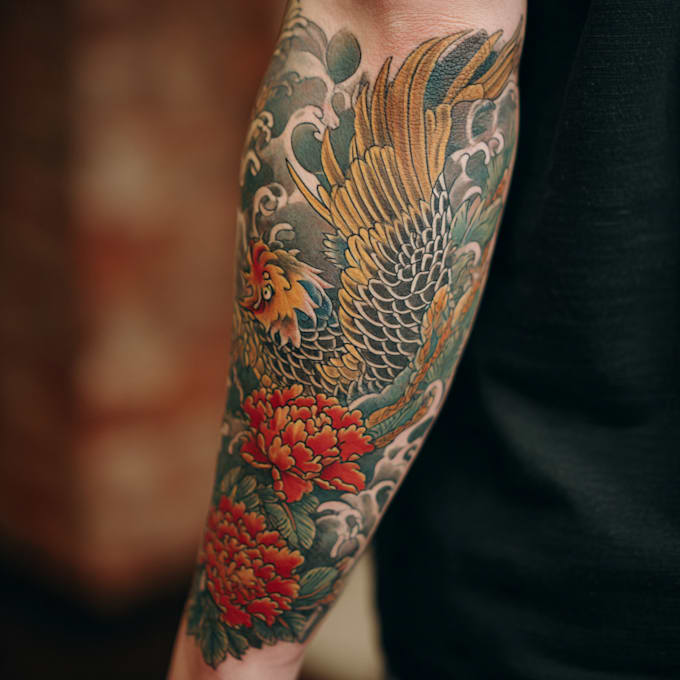 Do awesome original japanese tattoo, irezumi tattoo design by ...