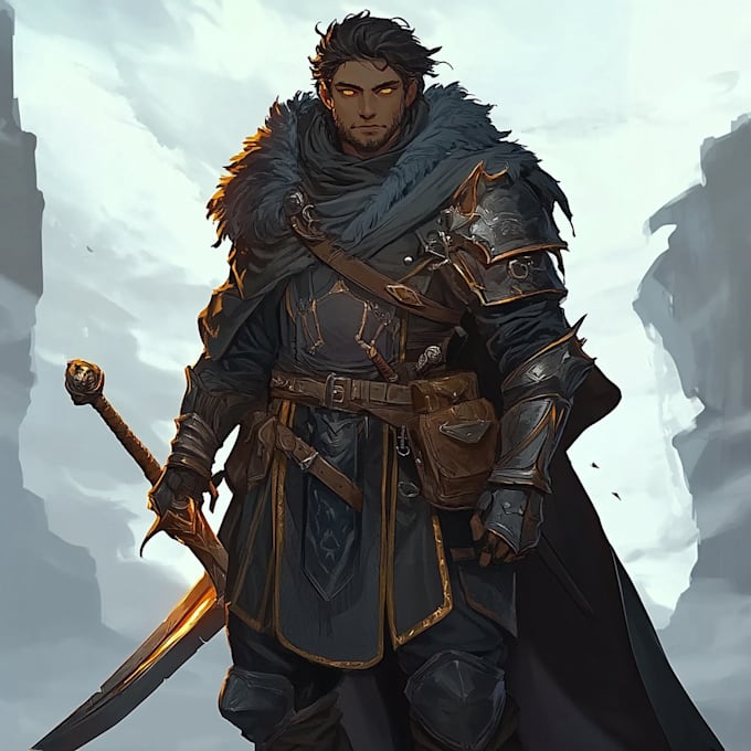 Design character drawings for dnd fanart by Carcagnan | Fiverr