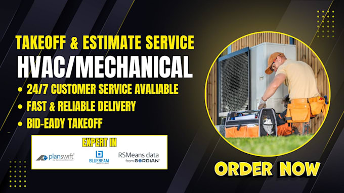 Do accurate hvac and mechanical material take off and cost estimate by Jamil_maqsood | Fiverr