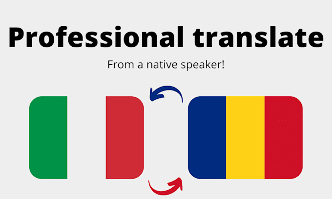 Translate from italian to romanian and vice versa by Maradidi0 | Fiverr