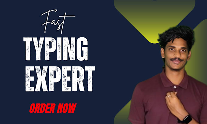 Provide fast and accurate typing services by Vinith_ravi | Fiverr