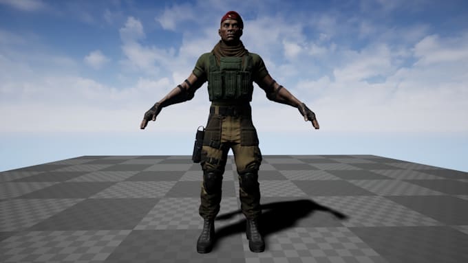 Detailed 3d metahuman character, 4k texture, ue5 rig, unity model, 3d animation by ...