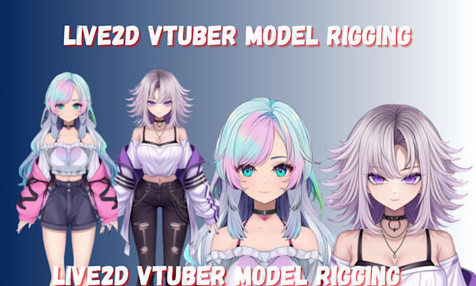 Rig quality live 2d vtuber model streaming avatar pngtuber 3d vtuber commission by Catherinee9 ...