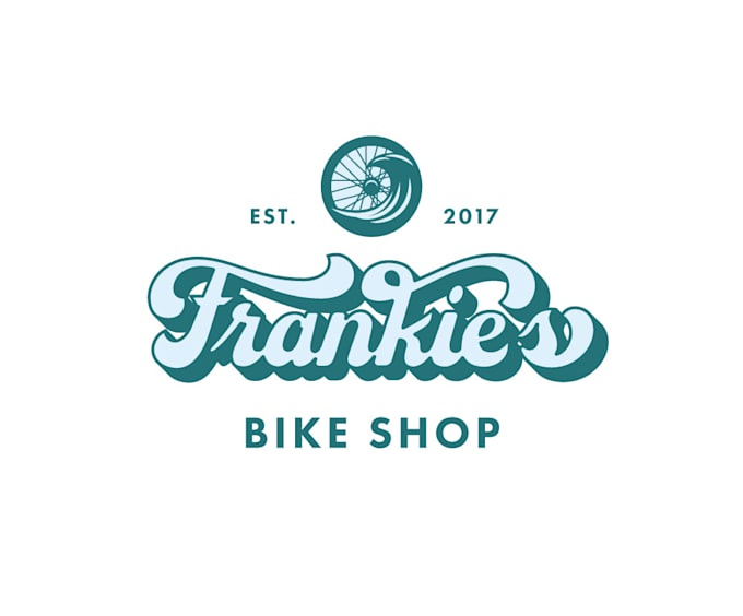 Design modern frankie bike shop logo by Myrtis_barrows | Fiverr