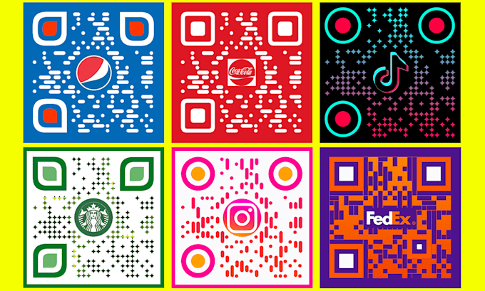Create professional qr code design with your logo by Alenqin | Fiverr