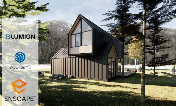 Do premium 3d modeling, rendering, animation for your architectural project by Nafaybinamir | Fiverr