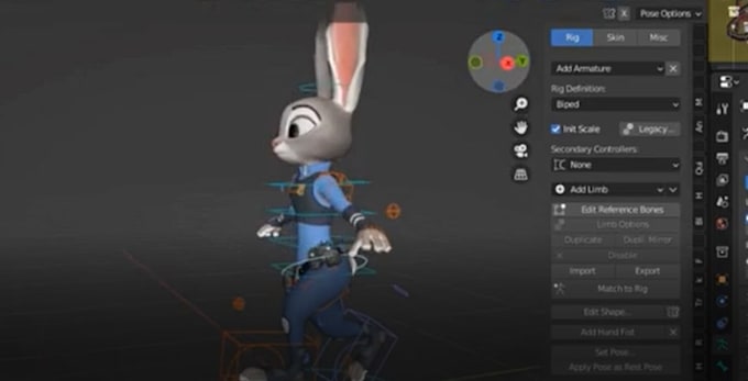 3d rigger,rig 3d for wonder dynamic,unity iclone,weightpaint,blendshape ...