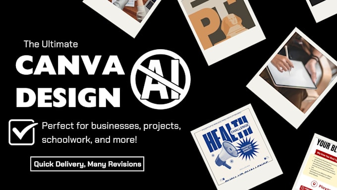 Create any project design in canva by Nasrism | Fiverr