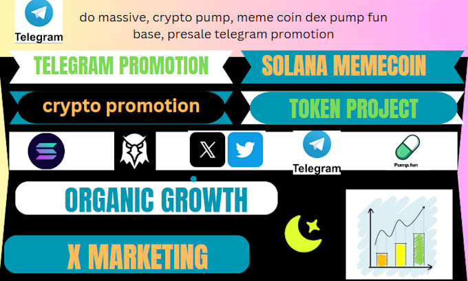 Hype pump your token project, sol, meme coin, dex x, pumpfun, telegram promotion by ...