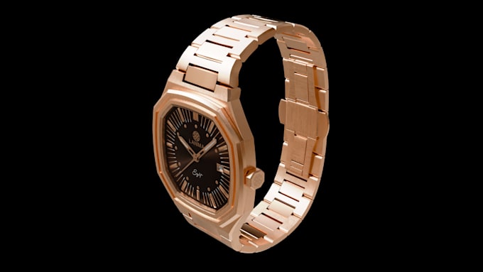 Create hyper realistic 3d watch render, cgi wristwatch animation, watch ...