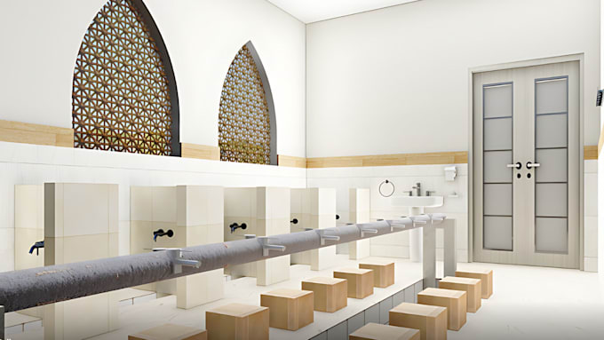 Create a functional masjid, mosque, musalla, islamic centre, hall with ...